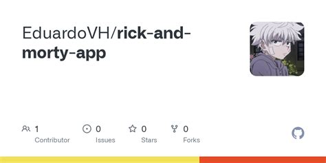 Github Eduardovhrick And Morty App