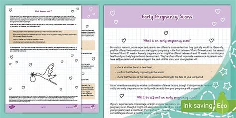 Early Pregnancy Scans Twinkl