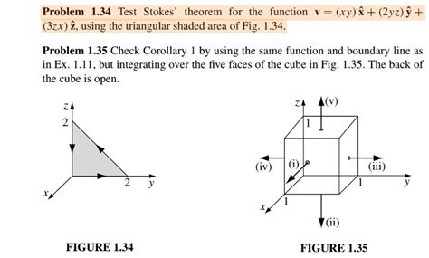 Problem 134 Test Stokes Theorem For The Function V Xyx̂ 2yzŷ