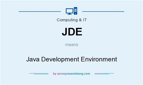 Jde Java Development Environment In Governmental And Military By