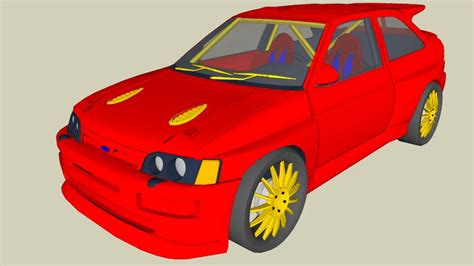 Ford Escort Rs Cosworth 3d Warehouse
