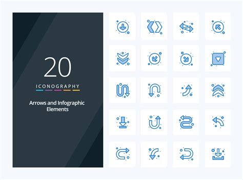 Arrow Blue Color Icon For Presentation Vector Art At Vecteezy