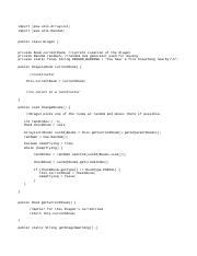 Dragon Java Import Java Util ArrayList Import Java Util Random Public Class Dragon Private