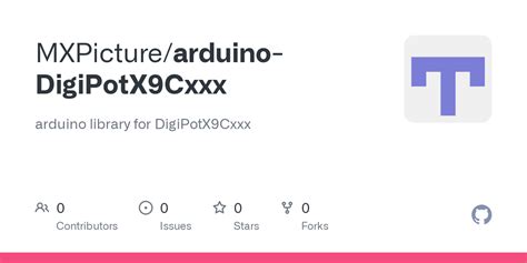 GitHub MXPicture Arduino DigiPotX9Cxxx Arduino Library For DigiPotX9Cxxx