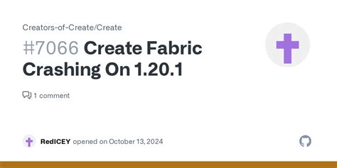 Create Fabric Crashing On 1201 · Issue 7066 · Creators Of Create