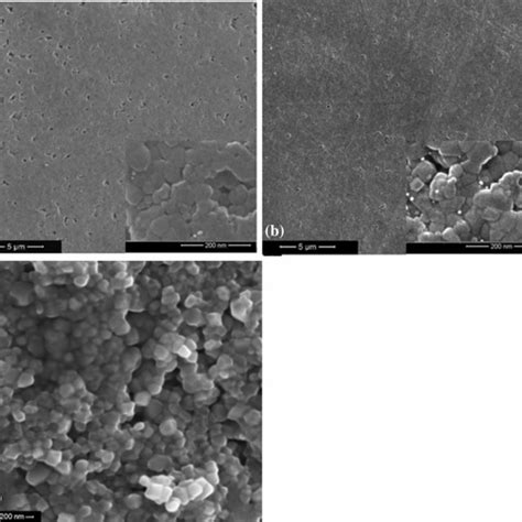 Sintering Parameters Grain Size Gs And Relative Density Rd After