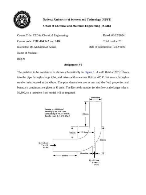 assignment 1 and 2 pdf computational fluid dynamics gases