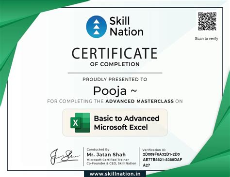 Pooja ~ On Linkedin Your Certificate