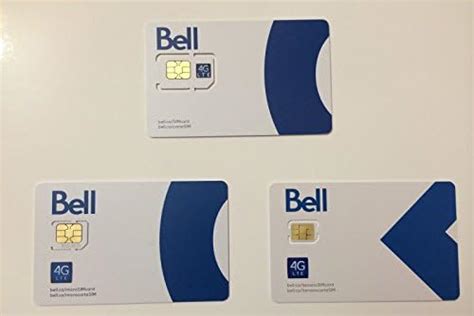 Bell Mobility Sim Cards Nano Micro Regular Sized Amazonca