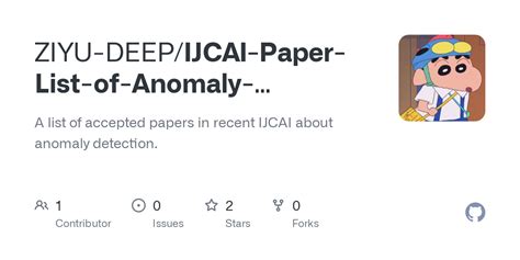 GitHub ZIYU DEEP IJCAI Paper List Of Anomaly Detection A List Of Accepted Papers In Recent