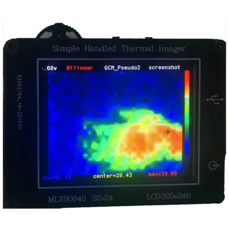 MODERN HANDHELD THERMAL Imaging Device Enhanced Visual Temperature Display PicClick UK