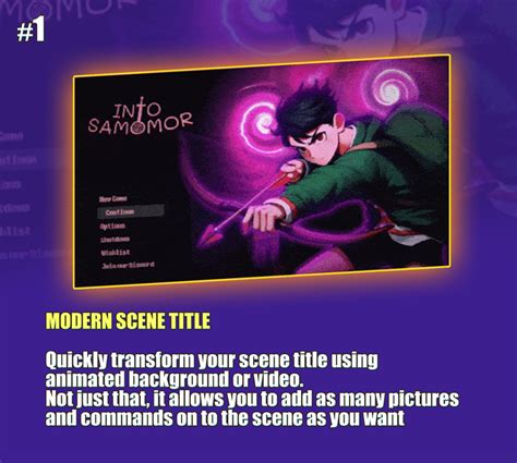 scenes bundle rpg maker mz plugins by sang hendrix