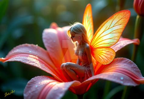 Cute Flower Fairy By Intiart On Deviantart