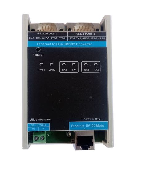 100 1 Ethernet Dual Serial RS232 Converter Model Name Number UC ETH RS232 D At 4500 Piece In