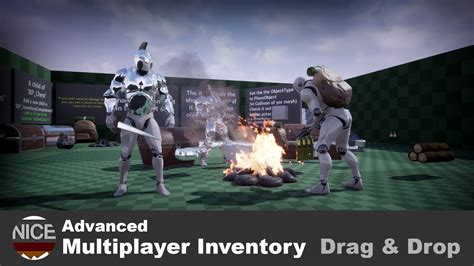 Multiplayer Inventory Drag And Drop System Shop Assets 3d