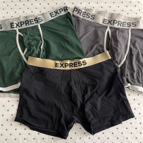 3 Large Boxer Briefs 96 Cotton 4 Depop