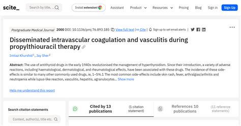 Disseminated Intravascular Coagulation And Vasculitis During Propylthiouracil Therapy [scite