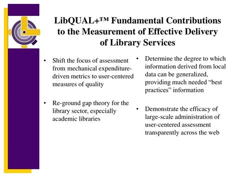 Ppt Service Quality Assessment In A Digital Library Environment Powerpoint Presentation Id