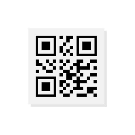 Premium Vector Vector Qr Code For Smartphone Scanning Isolated On