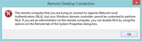 Fix The Remote Computer Requires Network Level Authentication