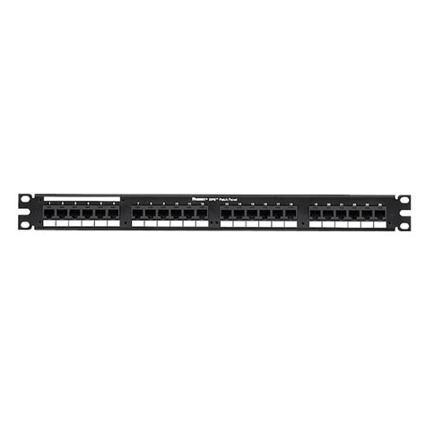 Panduit 12 Port Mod Faceplate Patch Panel Netkey 89d Wall Mount Black Rohs Nkfp12w Zoro