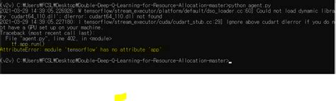 Question About Main Code Issue Engineer Double Deep Q Learning For Resource