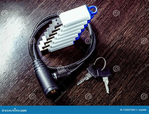 Protect Information On A USB Flash Drive Stock Image Image Of Card Connect 133521529