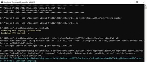 03 Publishing Your Windows Container Images Into A Docker Registry Dotnet Architecture
