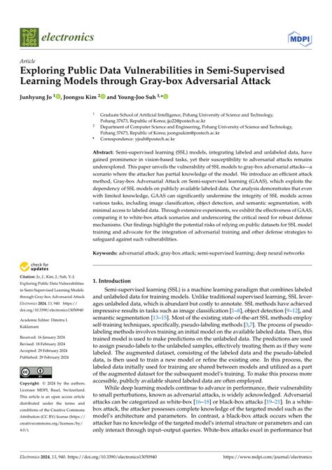 Pdf Exploring Public Data Vulnerabilities In Semi Supervised Learning