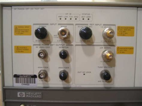 Agilent 70420a Phase Noise Test Set Sell Rent Lease Buy Trade