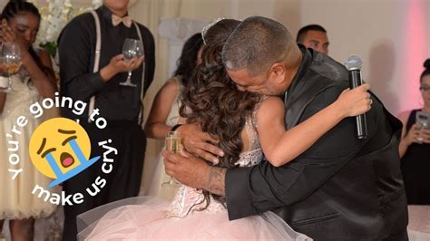 Girl Surprises Stepdad By Asking Him To Adopt Her During Quinceanera Toast