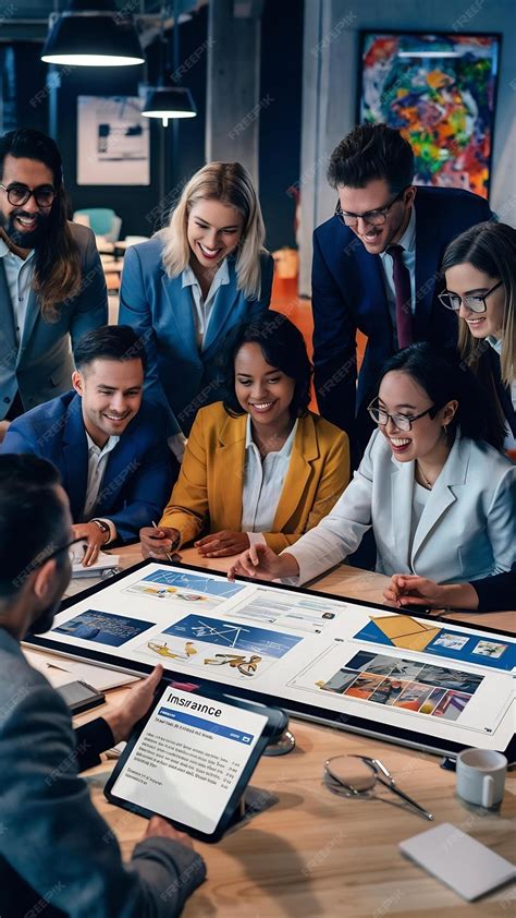 Tablet Team And Business Men Planning Research Or Brainstorming Ideas For Project Premium Ai