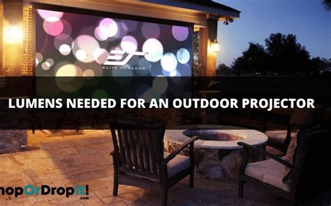 How Many Lumens Should An Outdoor Projector Have Outdoor Lighting Ideas
