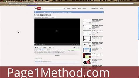 How To Copy And Paste YouTube Video YouTube