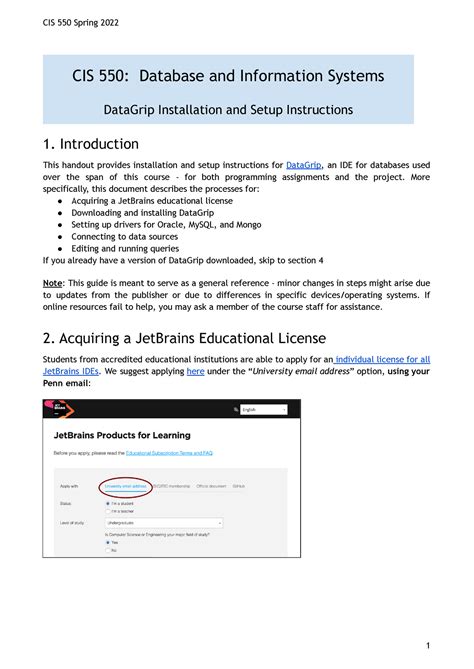 Data Grip Handout Have Fun Cis 550 Database And Information