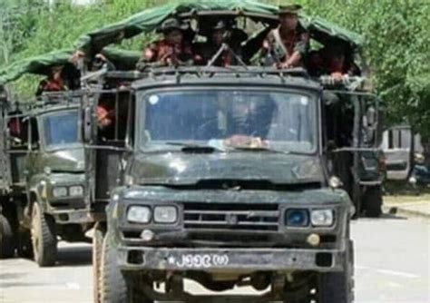 ကျိုက်ထို၌ ခြေရှုပ်နေသည့် စစ်ကောင်စီတပ်ယာဉ်တန်း မိုင်းဆွဲတိုက်ခိုက်ခံရ