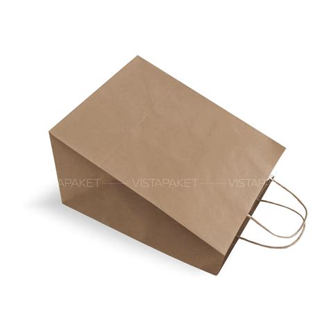 Паперові бурі крафт пакети з ручками — Готові крафтові пакети купити у Києві ціна фотографії