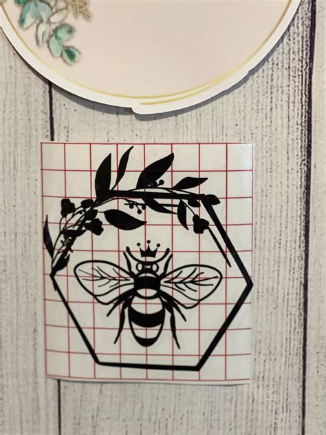 Bee Decal Bee Vinyl Decal Bee Decal Vinyl Bee Decal Car Bee Decal