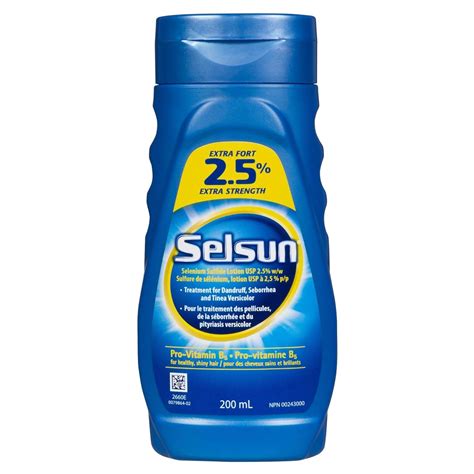 Selsun 2 5 Extra Strength Selenium Sulfide Shampoo 200ml Discontinued