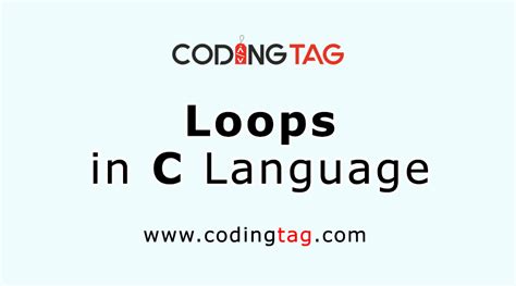 Loops In C C Tutorials