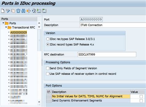 entry sidclntxxx does not exist in ediport message no 00058