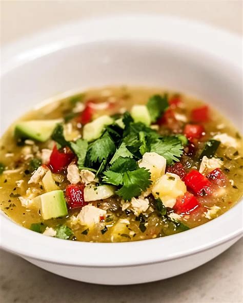 Chicken Tomatillo Soup Simplyyummybites