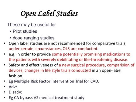 Randomisation Techniques
