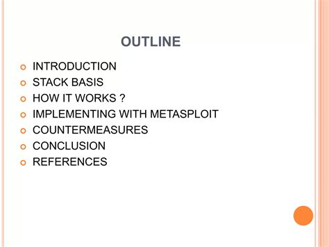 buffer overflow attacks pptx