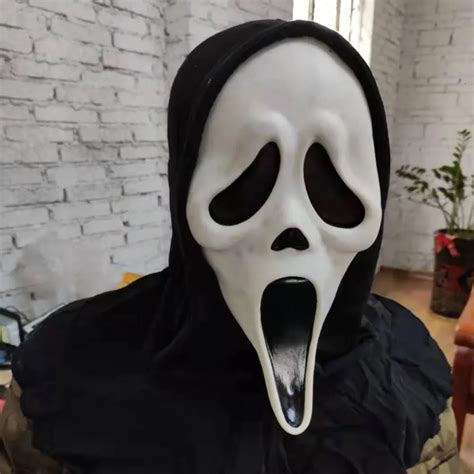 2pc Scary Ghost One Size Mask Scary Scream Mask For Halloween Party