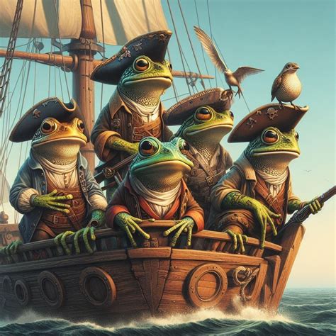Frog Pirates R Dalle2