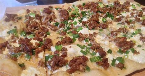Scallion And Sausage Flatbread Pizza Imgur