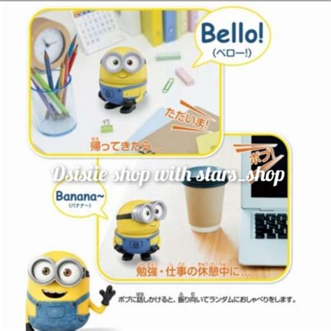 Promo Takara Tomy Minions Bello Minion Bob With Tim Robot Speak