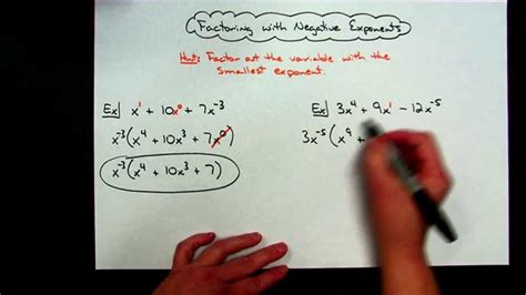 How To Factor An Expression With Exponents Itsa