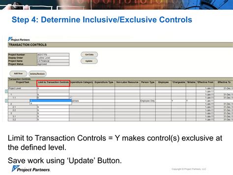 Maintain Transaction Controls For Oracle Ebs Projects Using A Single Ms Excel Worksheet With